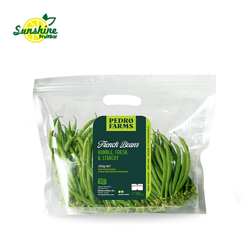 Sunshine Fruitbar. PEDRO FARMS FRENCH BEANS 200G