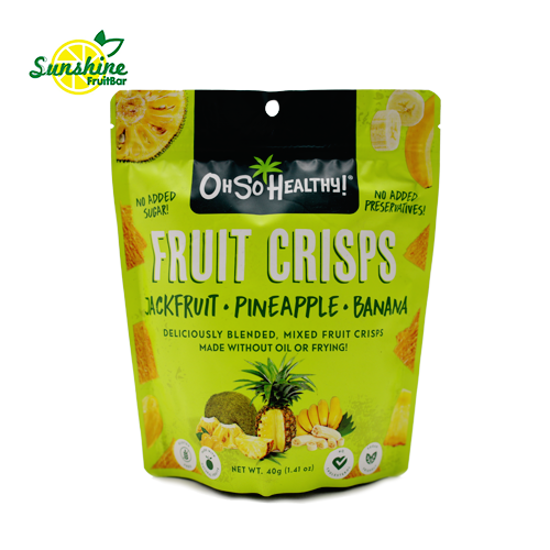 Sunshine Fruitbar. OH SO HEALTHY FRUIT JACKFRUIT CRISPS 40G